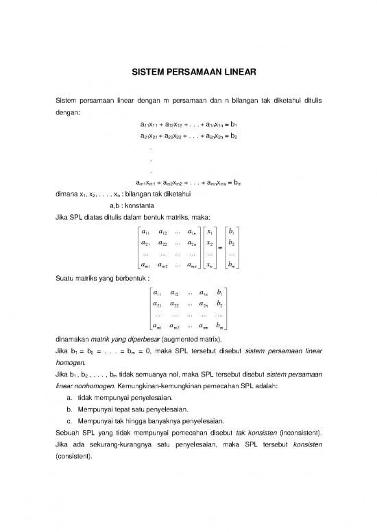 Matrix Pdf 8130 | Sistem Persamaan Linear | Matematika